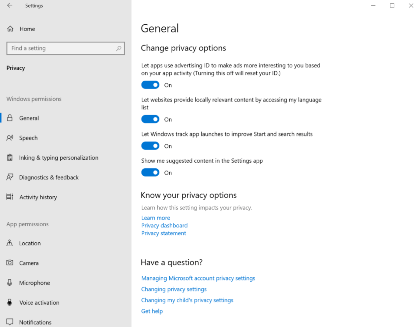Allow Camera and Mic Permissions on Windows PC
